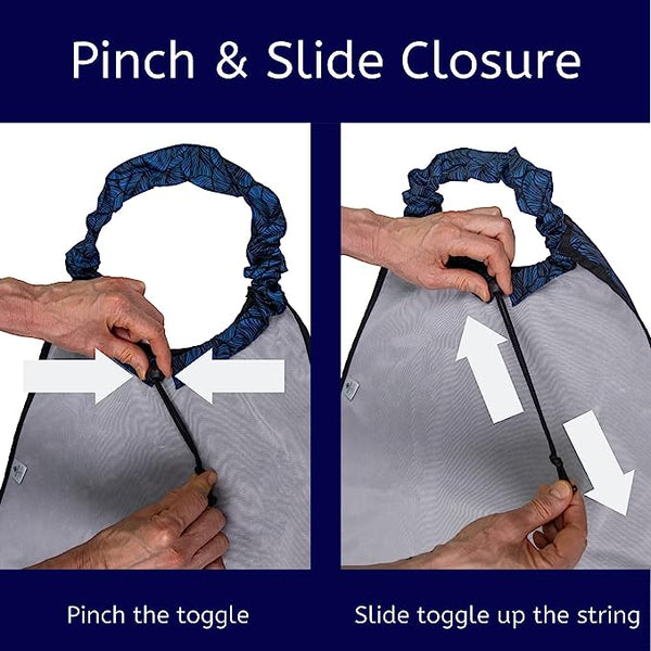 Adult Bibs w/ Pinch & Slide Closure - Fitzgerald – Designed to Dine