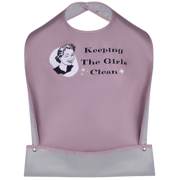 Keepin the Girls Clean - Funny Adult Bib – Designed to Dine